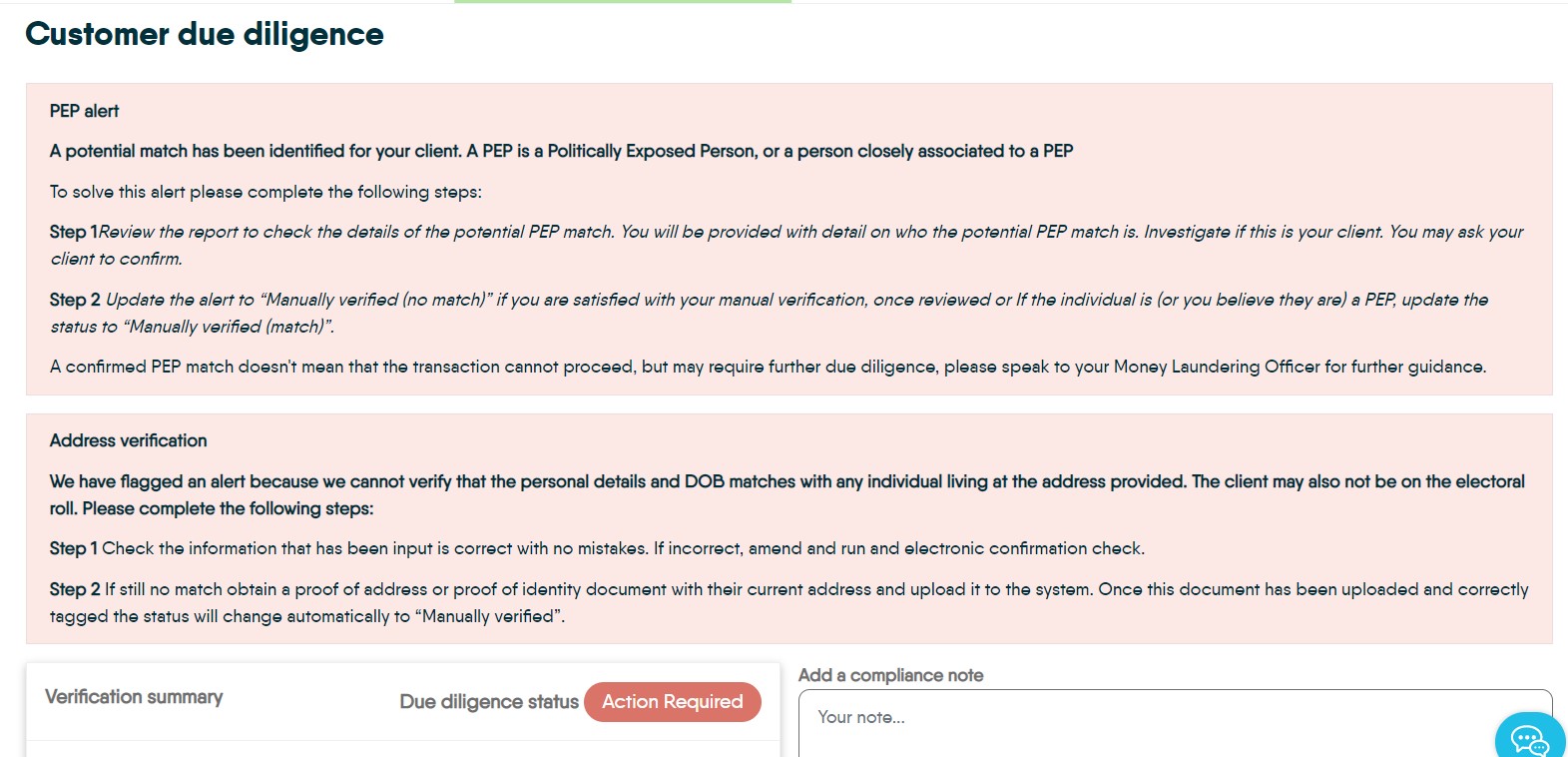 PEP alert / Action Required – iamproperty
