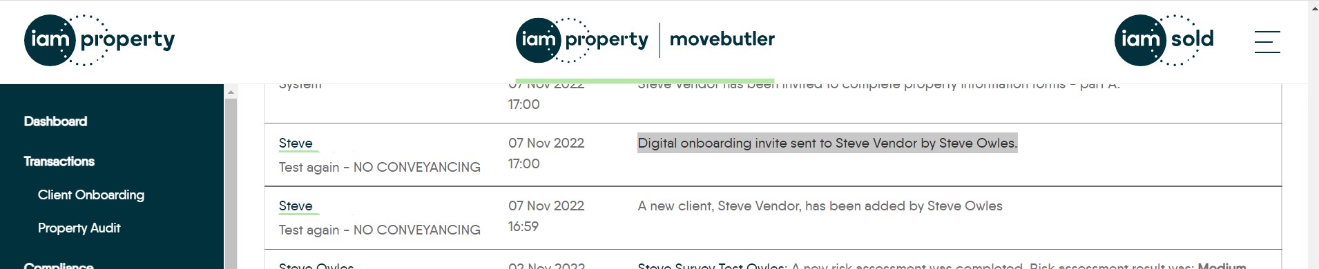 Onboarding invite email – iamproperty