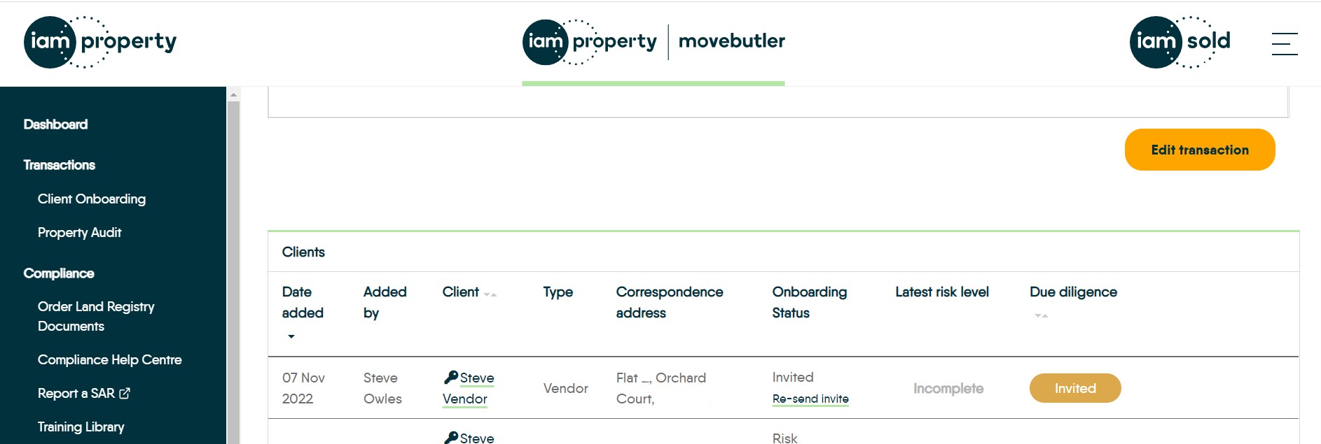 Onboarding invite email – iamproperty