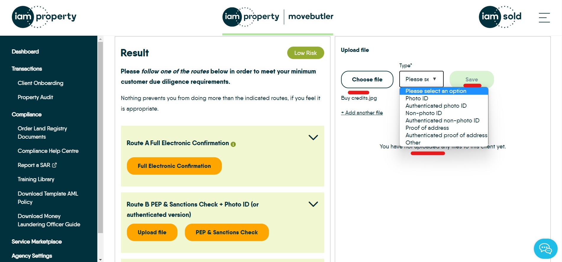Uploading documents – iamproperty