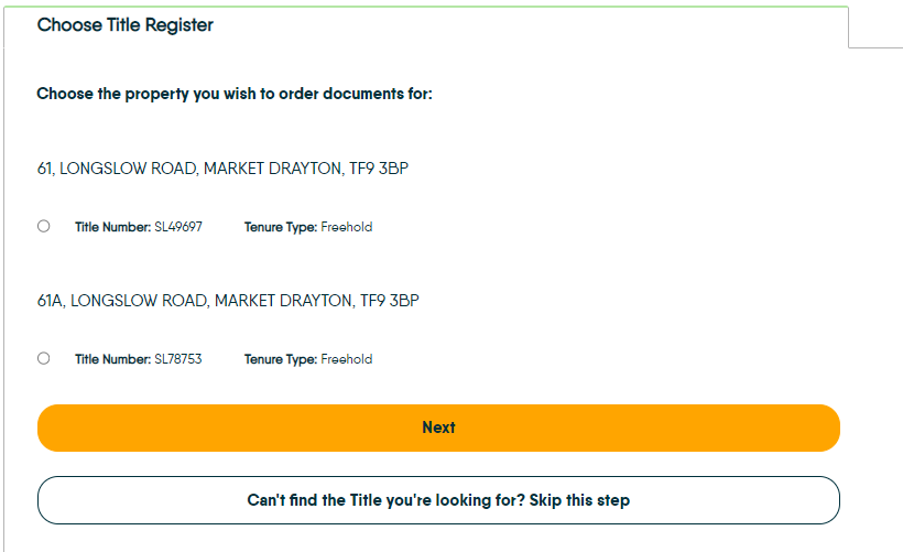 Title Register cannot be found – iamproperty