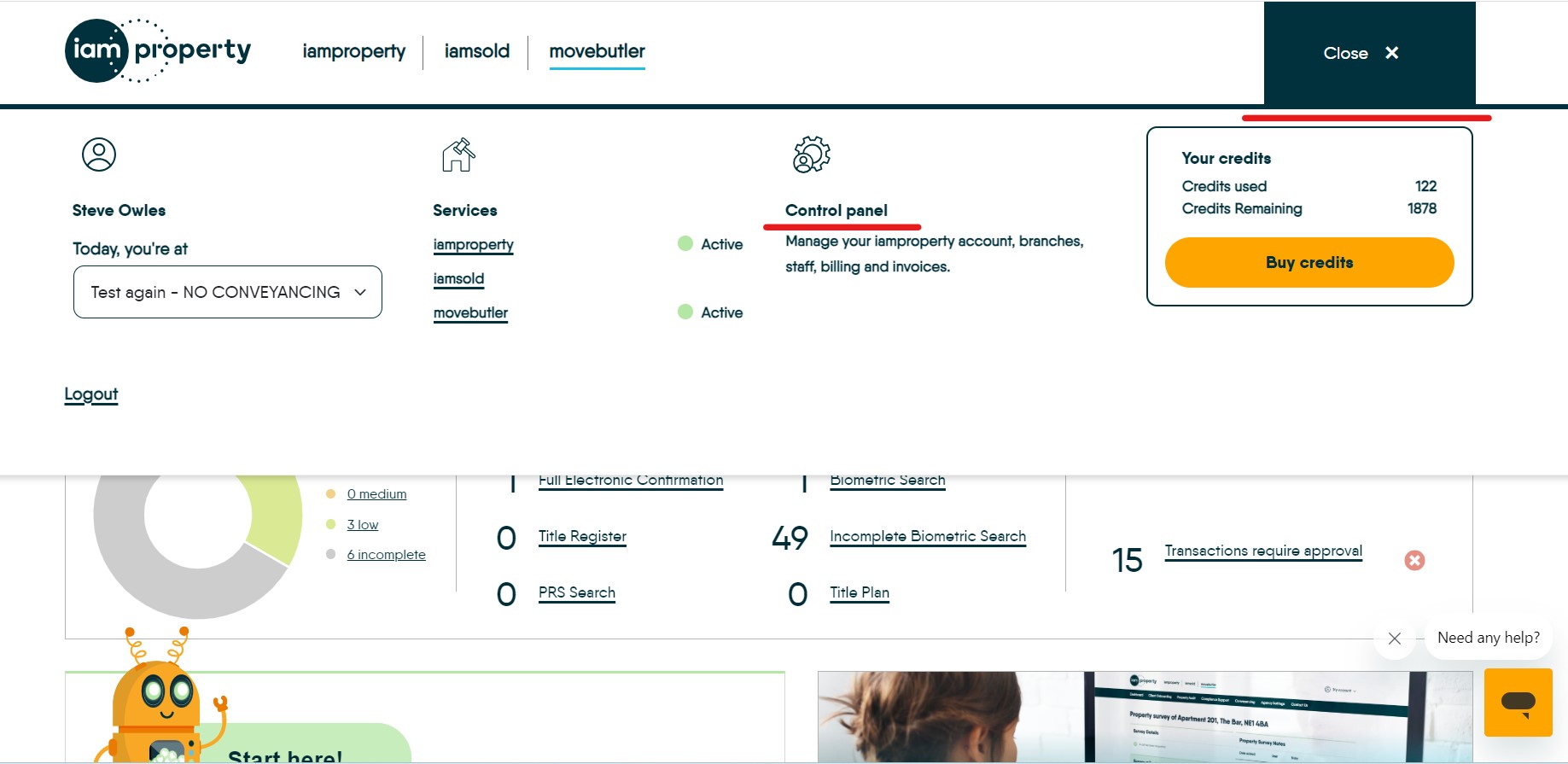 Control Panel – iamproperty