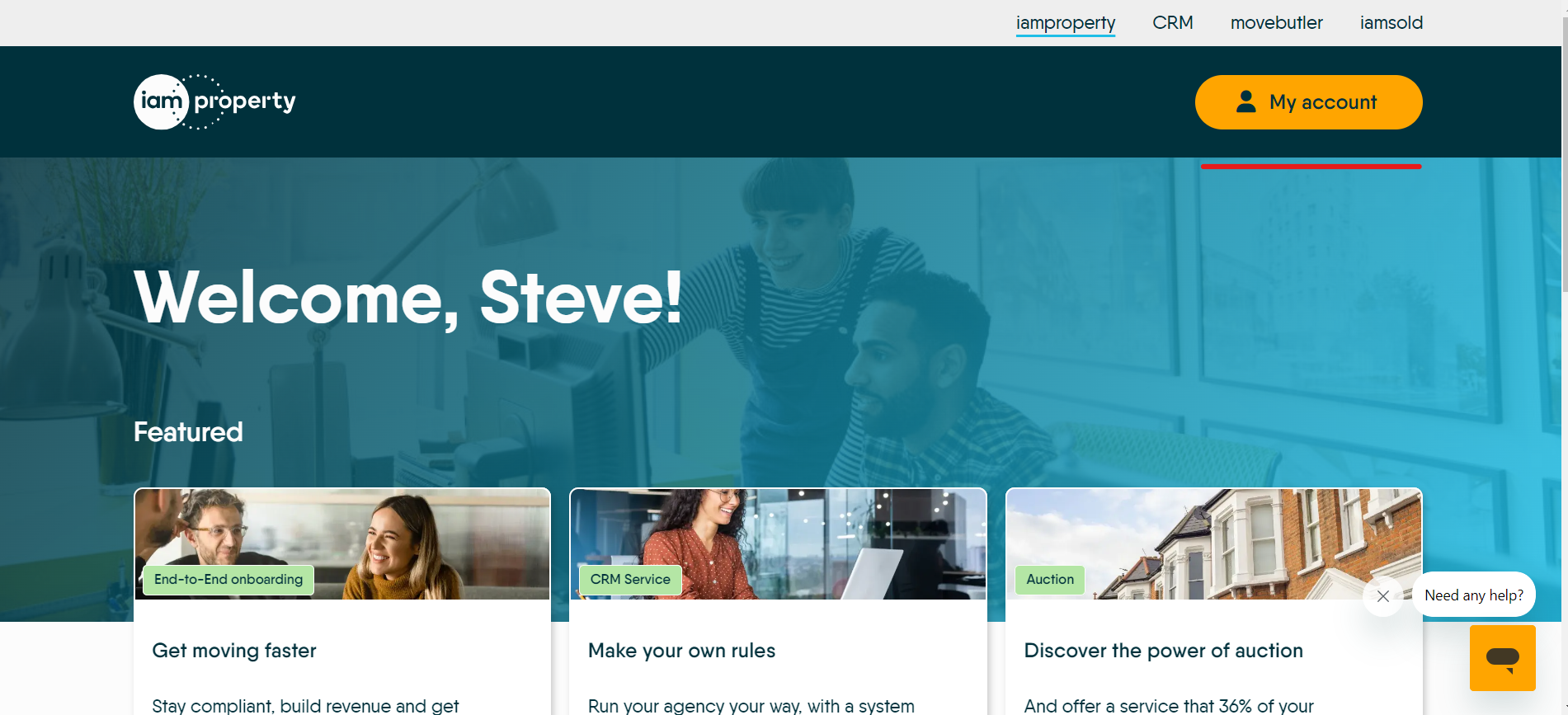 Control Panel – iamproperty