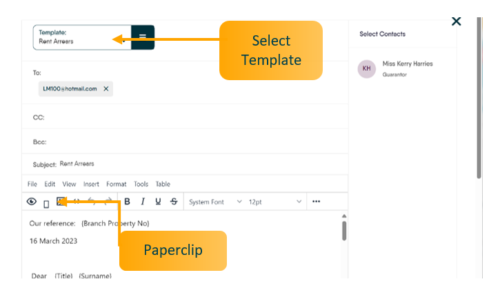 Sending Additional Documents by CRM Email – iamproperty